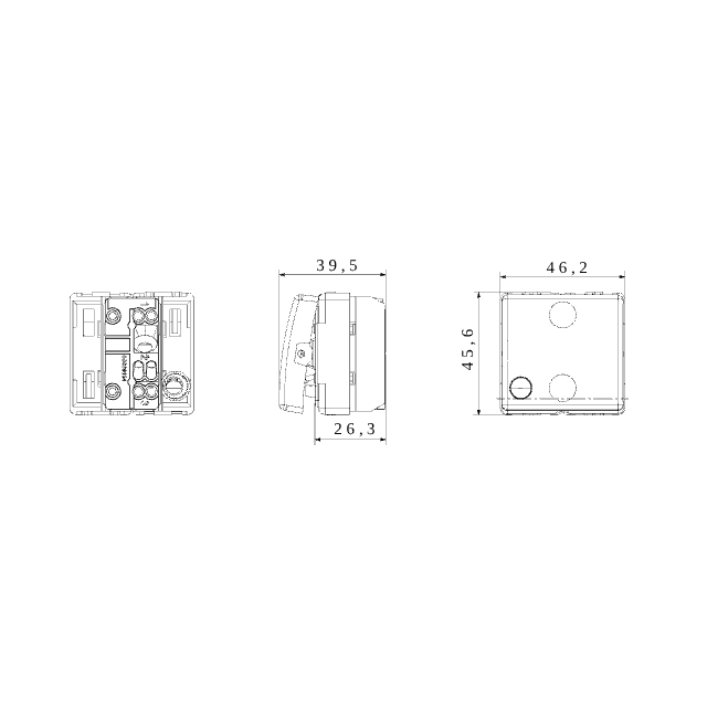 GEWISS - INVERTITORE UNIPOLARE 250V ac - 16AX ILLUMINABILE - 2 MODULI ...