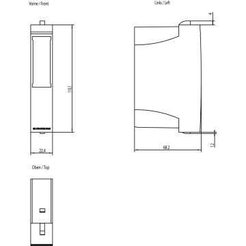 SIEMENS - SIMATIC ET 200SP HA TM-Cover 22,5 mm UI 5 6DL11336CV220AM0